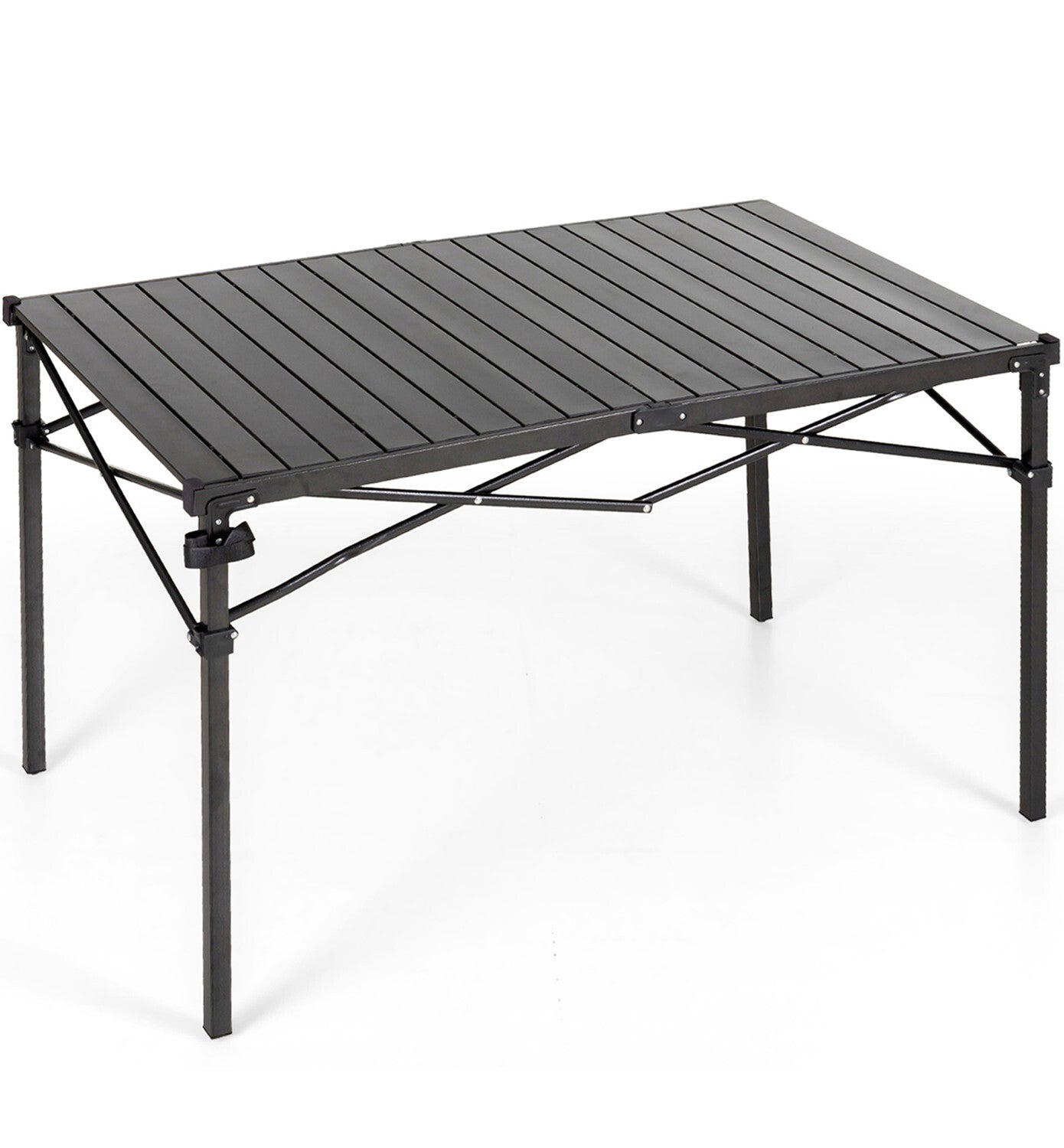 Alpha Camp Folding Camping Table Lightweight Portable Roll-top Camping